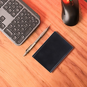 Hemobllo 64GB Portable External SSD - Mini External Solid State Drive USB 3.1 Type C External SSD Data Transfer USB C External Hard Drive for PC, Laptop, Phones, Black