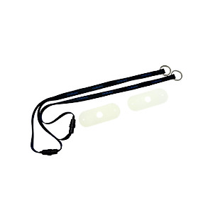 CHU-BUDDY ChuBuddy Chew Holder 4 Pack: Two (Navy) Clip-Ons & Two (Black) Neck Lanyards