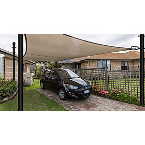 Shade Sail Pole Kit, 4 Poles of Set 10Ft Sun Shade Sail Poles Support ...