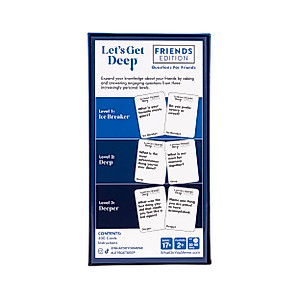 WHAT DO YOU MEME? Let's Get Deep: Friends Edition – Game Night Conversation Starter Cards for Friends