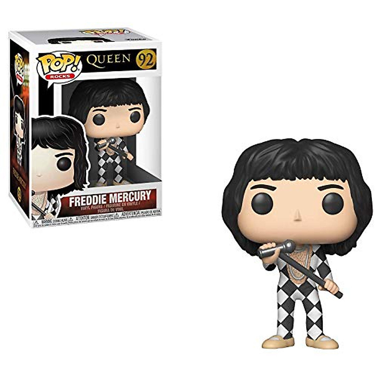 Funko Pop Rocks: Queen - Freddie Mercury Toy, Multicolor