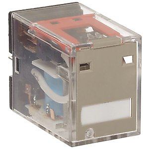 Omron MY2 AC110/120 (S) General Purpose Relay, Standard Coil Polarity, Standard Type, Plug-in Socket/Solder Terminal, Double Pole Double Throw Contacts, 9.9 to 10.8 mA at 50 Hz and 8.49 to 9.2 mA at 60 Hz Rated Load Current, 110 to 120 VAC Rated Load Volt