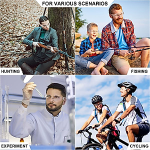 60 Pairs Protective Safety Glasses Goggles with 60 Pairs Reusable Earplugs, Clear Airsoft Goggle Anti Scratch UV Resistant Eyewear Goggles for Men and Women for Work, Lab, Construction, Sports