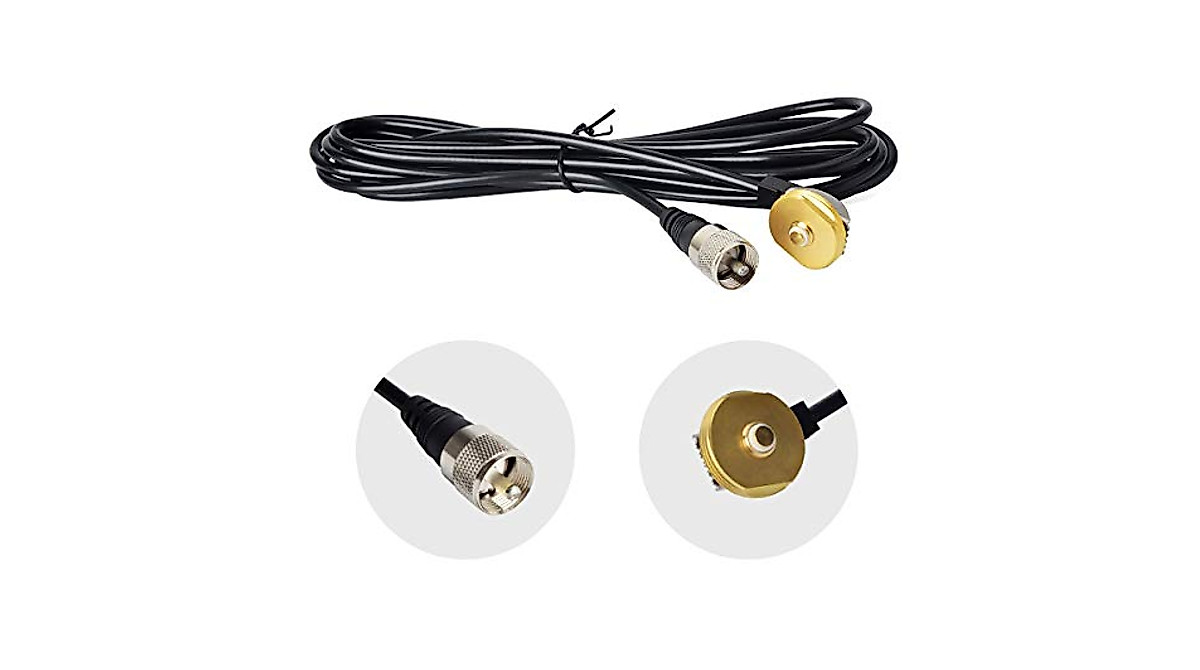 UAYESOK NMO Trunk Mount Kit with 13ft Coax for Mobile Radios