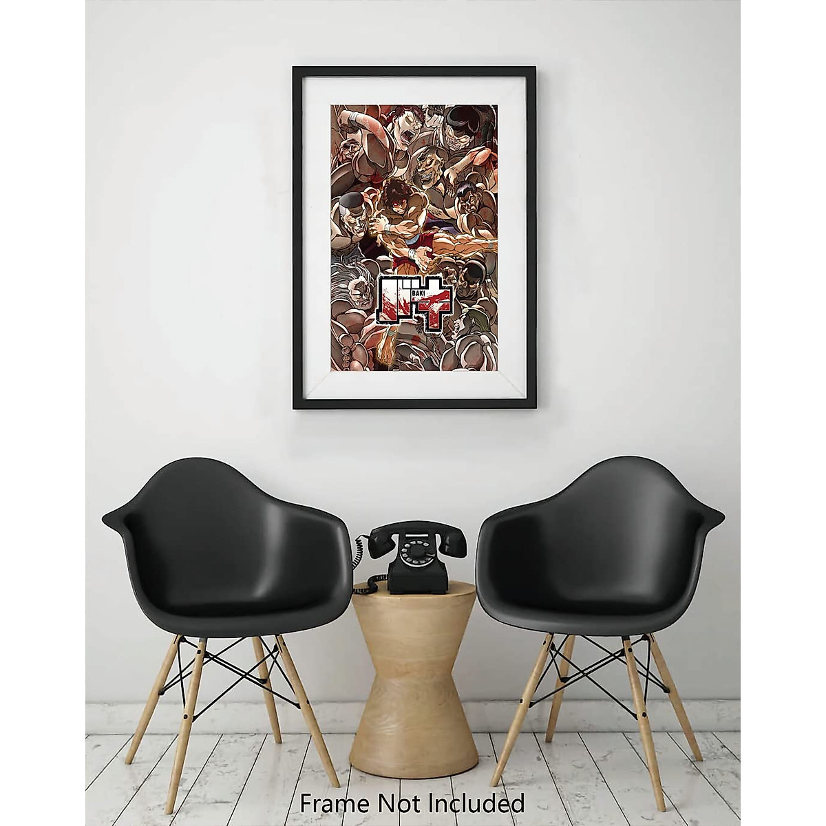 Christ-EZ Anime Cartoons Baki Wall Art Print Poster Home Decor Premium - Matte poster Frameless Gift 11 x 17 inch(28cm x 43cm)