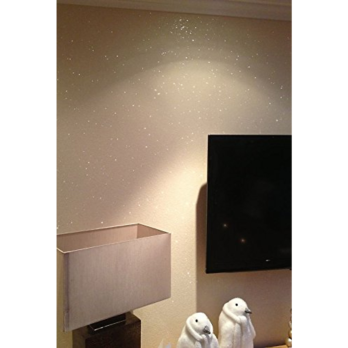 V1RTUS Silver Holographic Glitter Paint Crystal Additive 100g / 3.5oz for Acrylic, Latex, Emulsion - use Interior/Exterior - Wall, Ceiling, Wood, Metal, Varnish, Dead Flat, Matte, Soft Sheen or Silk