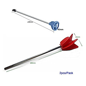 Paint Mixer Drill Attachment for 1-Gallon Containers，Mini Epoxy Cement Power Mixer Stirres Drill Tool for Mixing Quarts or Gallon Mixing Tools(2 Pack)