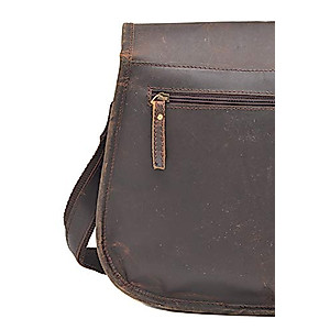 14 Inch Leather crossbody bags Purse Women Shoulder Bag Satchel Ladies Tote Travel Purse full grain Leather