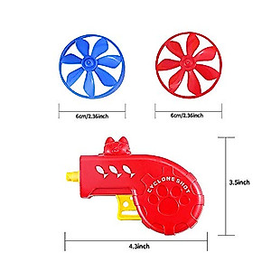 Newbested 2 Pack Cat Fetch Toy,Fun Interactive Dog Cat Kitten Tracks Toy with 5 Colors Flying Propellers for Pet Training Exercise,Hunting,Chasing,Batting