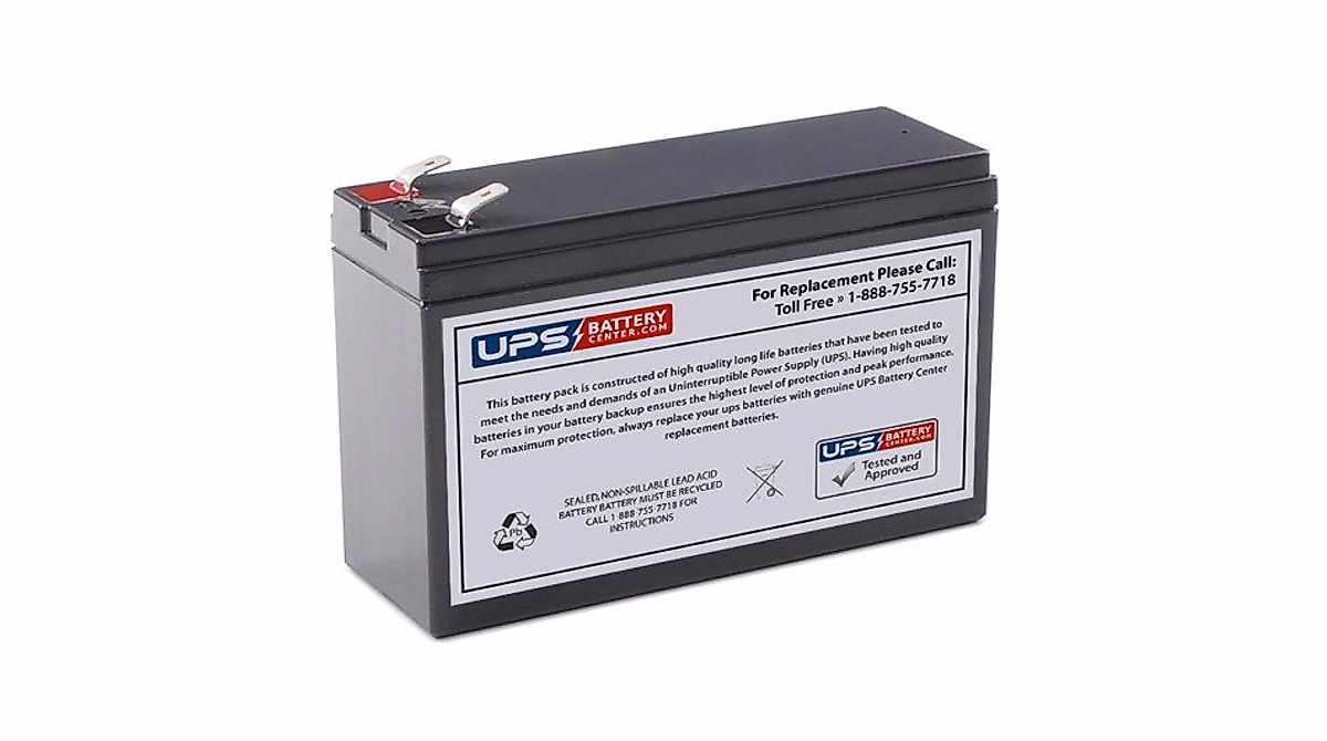 UPSBatteryCenter 12V 6Ah Compatible Replacement Battery for CyberPower ...