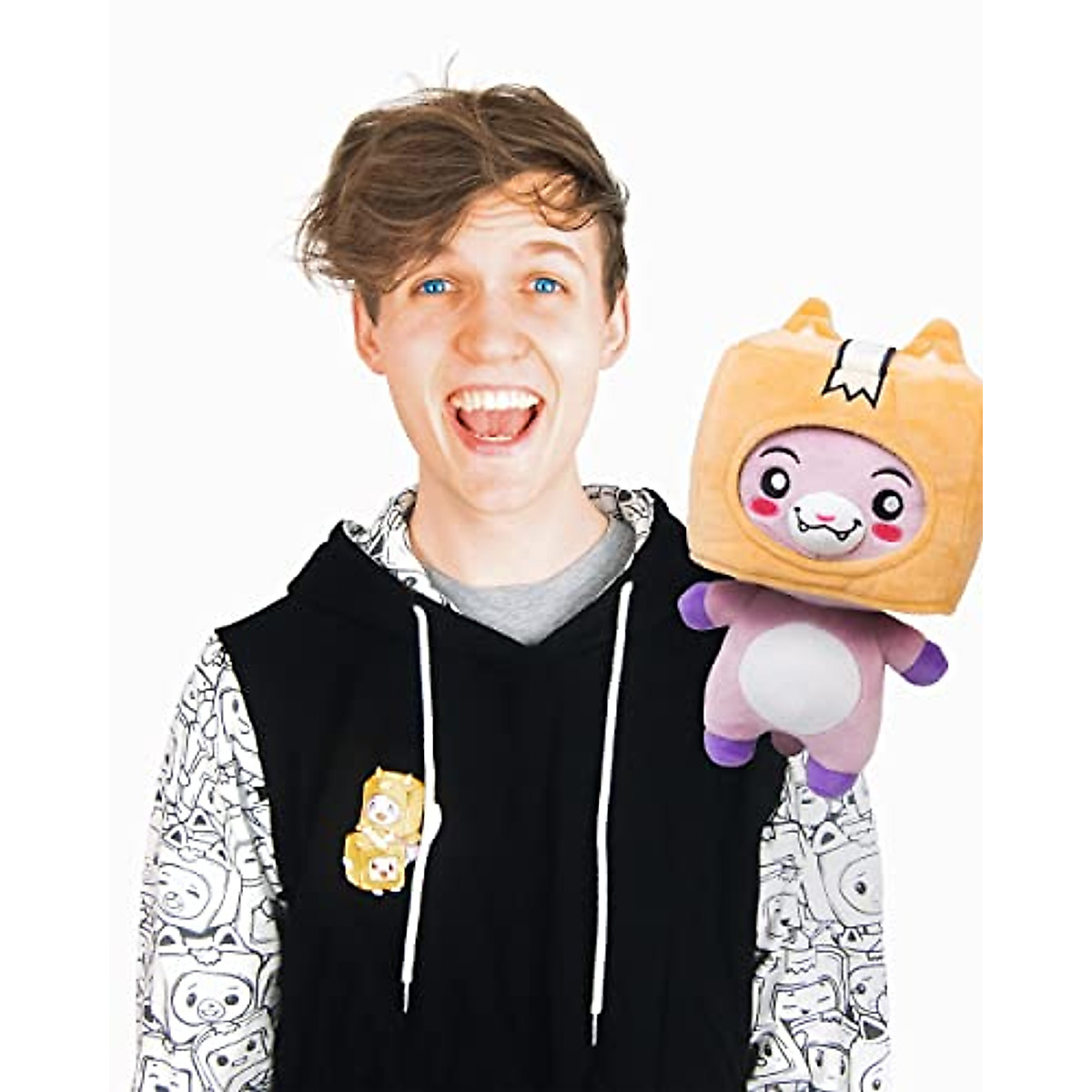 LankyBox Official Merch - Foxy Plush Toy - Soft Toys for Kids - Stuffed Plushies - Official Store Foxy and Boxy Plush