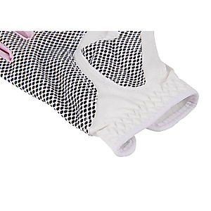 Fashion Golf Gloves, Women's Ladies Girls All Weather Leather Golf Gloves with Non-Slip Grip, Soft, Breathable, Wear-Resistant, A Pair/2 Pack for Left & Right Hand Golf Rain Gloves