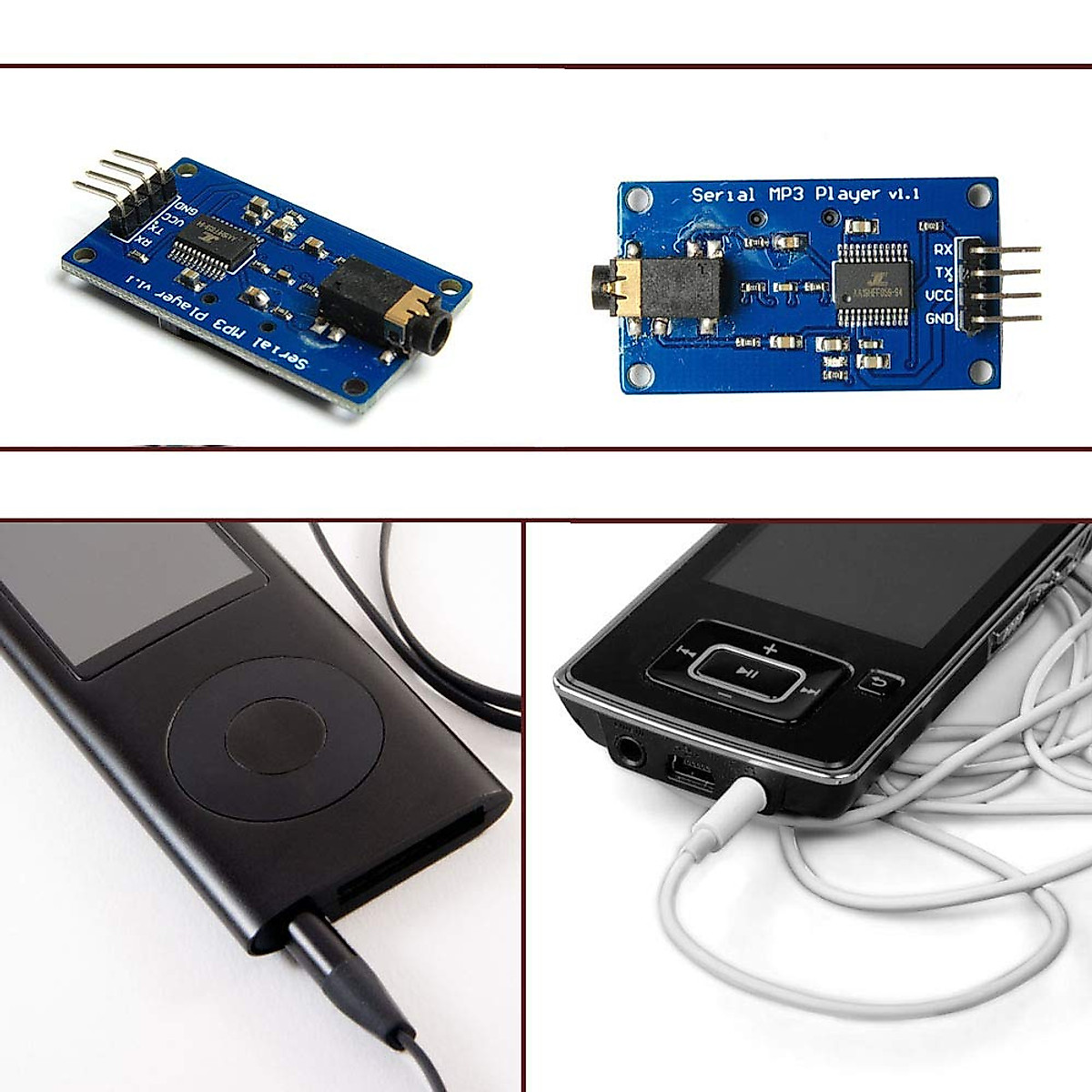 Ximimark 1Pcs YX5300 MP3 Music Player Module Voice Serial Port UART Control Module with TF Card Slot for Arduino/AVR/ARM/PIC