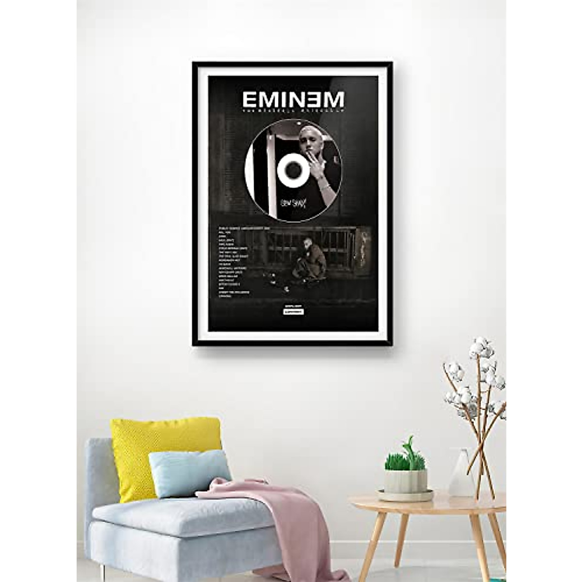 Eminem Poster The Marshall Mathers LP Album Cover Rap Music Poster 16x24inch Crliexen