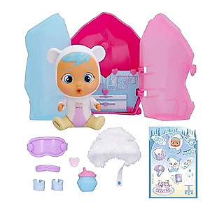 Cry Babies Magic Tears ICY World - Keep Me Warm Series | 8 Surprises, Accessories, Surprise Doll - Great Gift for Kids Ages 3+