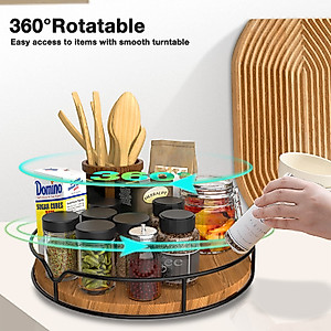 9" & 12" Lazy Susan Organizer - Carbonized Black