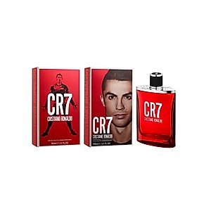 CR7 Cristiano Ronaldo - Eau De Toilette Cologne Scent for Men - Woody, Musky Scent with Lavender, Cardamom, Tobacco, and Cedar - From Cristiano Ronaldo’s Original Men’s Fragrance Collection - 3.4 oz