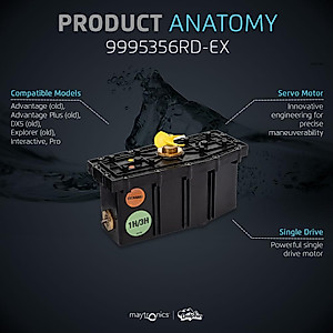 Dolphin Genuine Replacement Part — Robotic Pool Cleaner Motor Unit — 9995356RD-EX