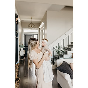 Copper Pearl Large Premium Knit Baby Swaddle Receiving Blanket Shine