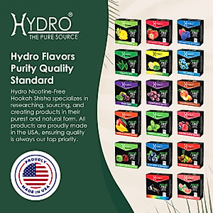100% Tobacco and Nicotine Free Premium Hydro Herbal Hookah Shisha Molasses Flavor LOT of 12