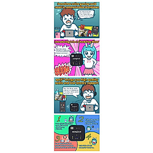 HIGHGAZE Bluetooth Chat & Play Audio Mixer Accessory for Switch Game Streaming with Smartphone & PS4 PS5 or Xbox, Discord, Voice call to Headset with aptX Audio, Adjust Game Volume Balance