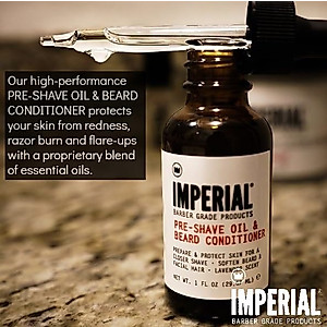 Imperial Barber Pre-shave Oil & Beard Conditioner, 1 oz