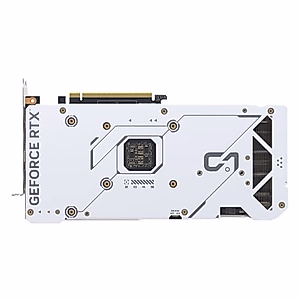 ASUS Dual GeForce RTX™ 4070 White OC Edition 12GB GDDR6X (PCIe 4.0, 12GB GDDR6X, DLSS 3, HDMI 2.1, DisplayPort 1.4a, 2.56-Slot Design, Axial-tech Fan Design, 0dB Technology, and More)