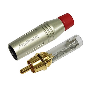 WORLDS BEST CABLES 3.5 Foot RCA Cable Pair - Made with Canare L-4E6S, Star Quad, Audio Interconnect Cable and Amphenol ACPR Gold RCA Connectors – Directional Design - CUSTOM MADE