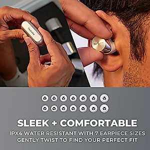 Technics True Wireless Multipoint Bluetooth Earbuds with Advanced Noise Cancelling, HiFi, Impressive Call Quality Using JustMyVoice Technology, Alexa Built In, EAH-AZ60-S (Silver)