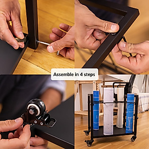 Blueprint Holder | Organize Your Space | Blueprint Storage for Architects, Engineers, Designers | Architectural Plan Storage | Blueprint Organizer for Large & Small Files | Portable Tube Storage Box