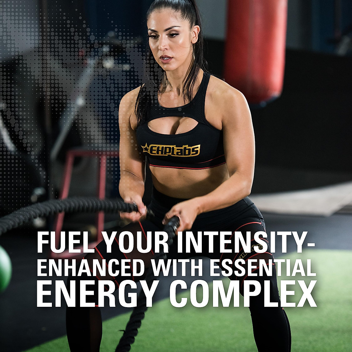 EHP Labs OxyShred Hardcore Super Dosed Pre Workout Powder - Preworkout Powder with L Glutamine & Acetyl L Carnitine, Energy Boost Drink - 275mg of Caffeine - Watermelon Candy, 40 Servings