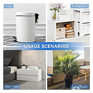 Self Adhesive Caster Wheels, Senbos Mini Swivel Wheels Stainless Steel Paste Universal Wheel 360 Degree Rotation Sticky Pulley for Bins Bottom Storage Box Furniture Trash Can (16 Pcs)