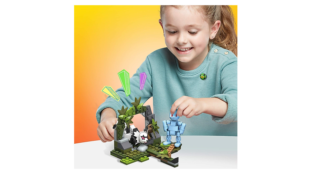 Machop Vs. Zigzagoon Mega Construx Building Set
