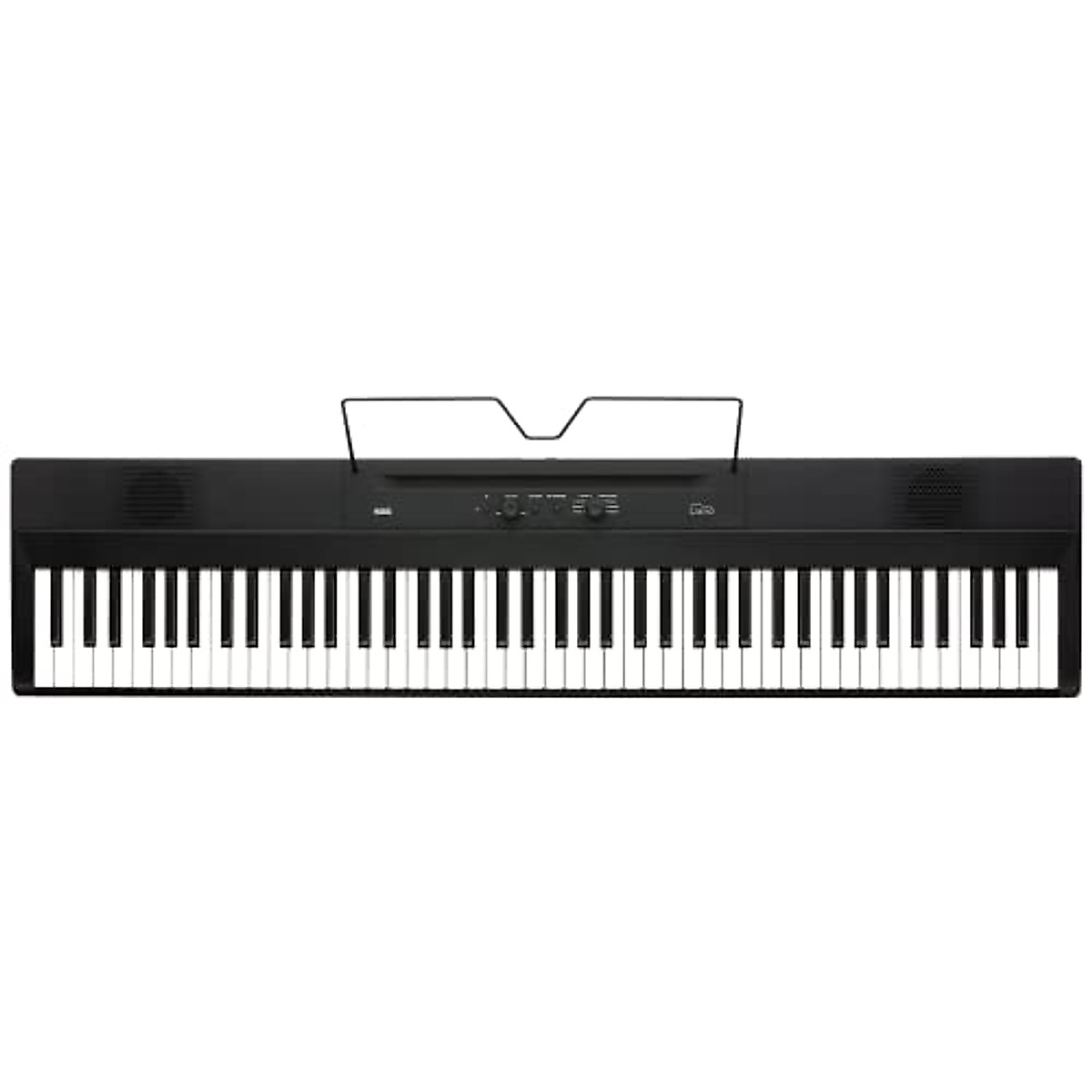 Korg 88 Portable Digital Piano with Semi-Weighted Keys and Built-in Speakers, with Sustain Pedal, Music Stand, and Power Supply (LIANO),Black
