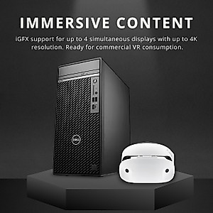 Dell OptiPlex 5000 Business Desktop Computer Tower, Intel Core 12th Gen i5-12500 Processor, 8GB RAM, 256GB PCIe SSD, ‎Intel UHD Graphics 770, DVD Drive, Windows 11 Pro, Black