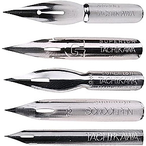 MyLifeUNIT Tachikawa Comic Pen Nib Set - 5 Nibs