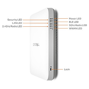 Sonicwall SonicWave 681 Wireless Access Point with 3YR Advanced Secure Wireless Network Management and Support License (Multi-GIGABIT 802.3AT POE+) (03-SSC-0341)