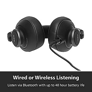 AKG Pro Audio K371BT Bluetooth Over-Ear, Closed-Back, Foldable Studio Headphones