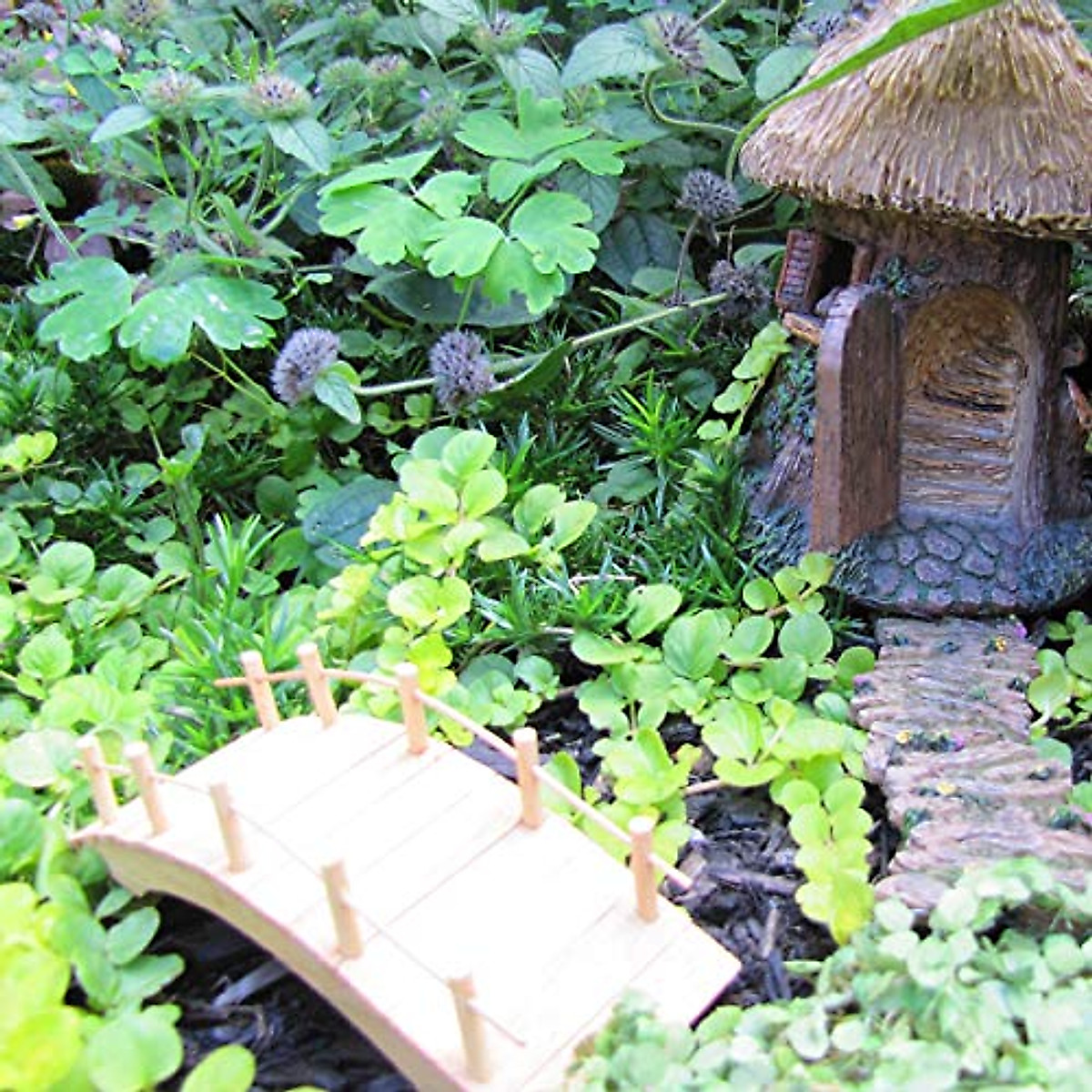TG,LLC Treasure Gurus Miniature Flower Stone Path Fairy Garden Accessory Dollhouse Ornament