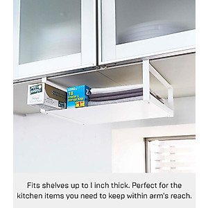 YAMAZAKI home 2443 Shelf Storage Rack-Cabinet Organizer, One Size, White