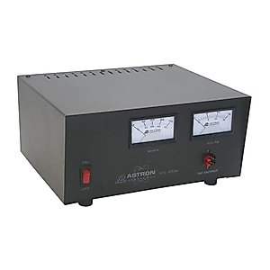 Astron RS-35M-AP Desktop 13.8VDC Linear Power Supply with Meters and Anderson Power Poles, 35A Peak, 25A Continuous