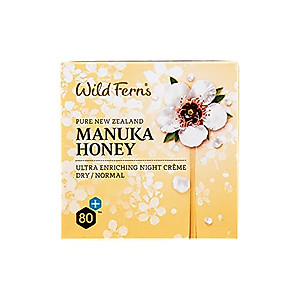 Wild Ferns Manuka Honey Ultra Enriching Night Crème - Dry to Normal, 99% Natural, 100 milliliters