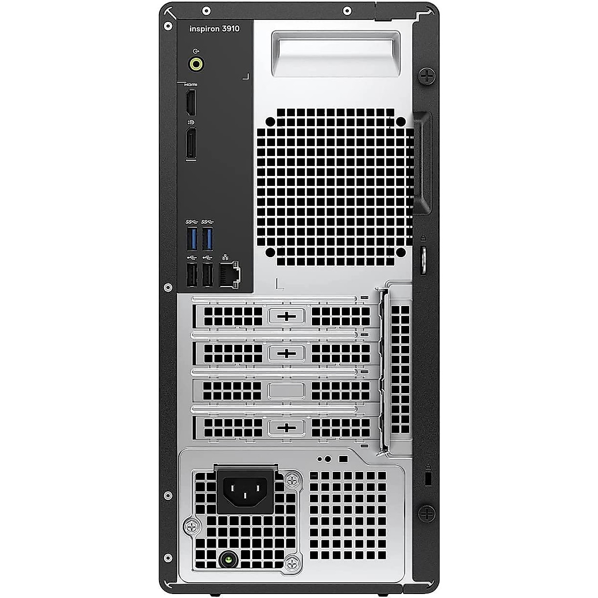 Dell Inspiron 3000 Series 3910 Desktop, 12th Gen Intel Core i5-12400 Processor, 32GB DDR4 RAM, 512GB SSD, HDMI, DP, DVD, Bluetooth, Wired Keyboard&Mouse, Wi-Fi 6, Windows 11 Home, Black