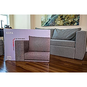 Elephant in a Box Non-Modular Grey Sofas, L83.5xW37.8xH26.4