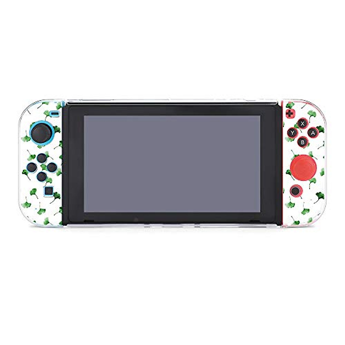 SUPNON Seamless Background with Ginkgo Leaves Compatible with Nintendo Switch Console & Joy-Con Protective Case, Durable Flexible Shock-Absorption Anti-Scratch Drop Protection Cover Shell Design37779
