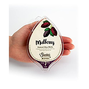 Shortie's Candle Company Mulberry Natural Soy Soy Wax Melts 3 Pack - 3 Highly Scented 3 Oz. Bars - Made with 100% Soy and Essential Fragrance Oils - Phthalate & Paraffin Free, Vegan, Non-Toxic