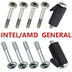 MEETOOT Two Hole Fan Fastener 1366 Motherboard Two-Hole Fan Buckle Radiator Bracket Screw Plastic Buckle Bracket