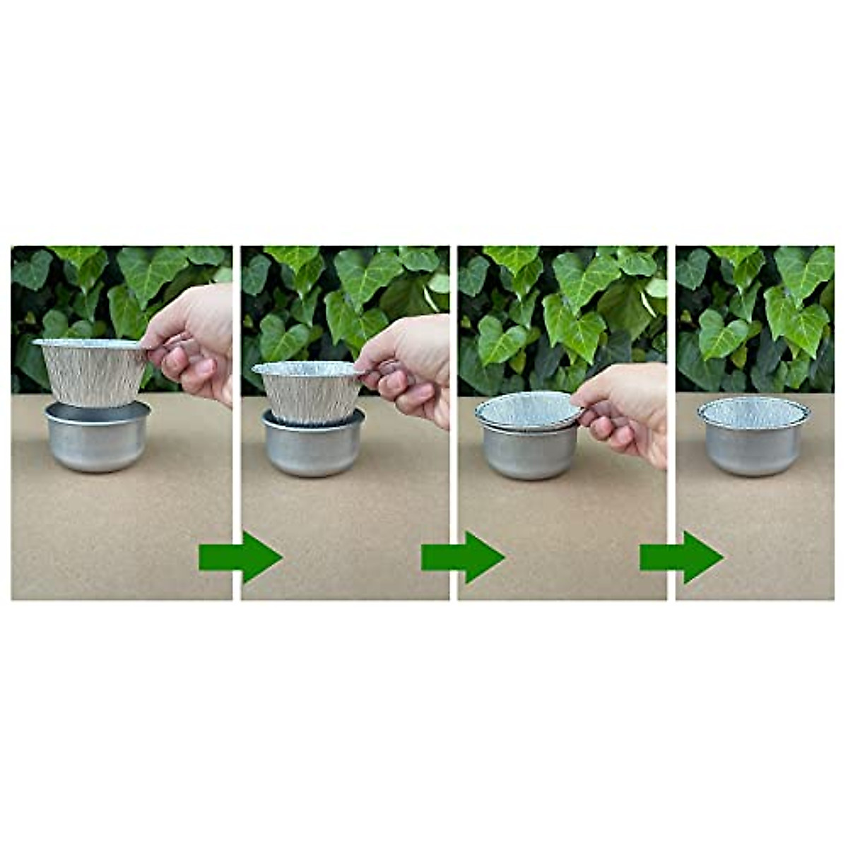 (20 Pack) Grease Cup Foil Liner Compatible with Char-Broil Grills G430-0033-W1 Aluminized Grease Cup and Model 5884694 Universal