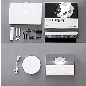 Foldio3 + 360 Studio Set (Photo lightbox Studio with 360 Photography Turntable Set / 25inch Photo Light Box / 10inch Bluetooth 360 Turntable Included | ORANGEMONKIE)