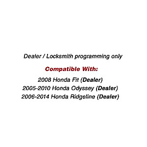 KeylessOption Keyless Entry Remote Control Uncut Car Ignition Chip Key Fob Replacement for OUCG8D-380H-A